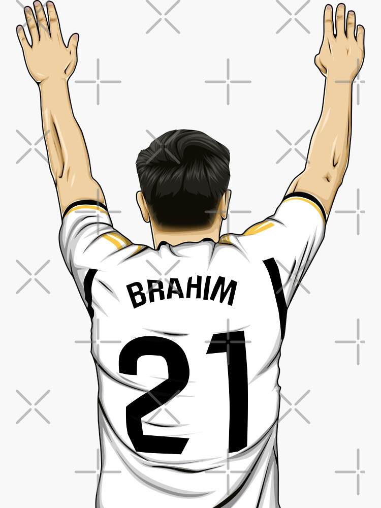 "Brahim Diaz" Sticker for Sale by Aldduardo | Redbubble