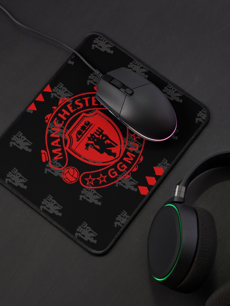"Red Devils Pattern " Mouse Pad for Sale by SportyVerse | Redbubble