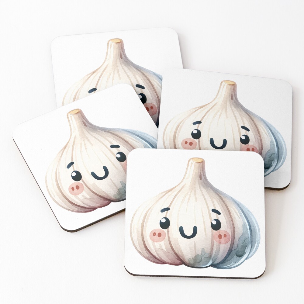 "Cute Garlic" Sticker for Sale by Emitropy | Redbubble