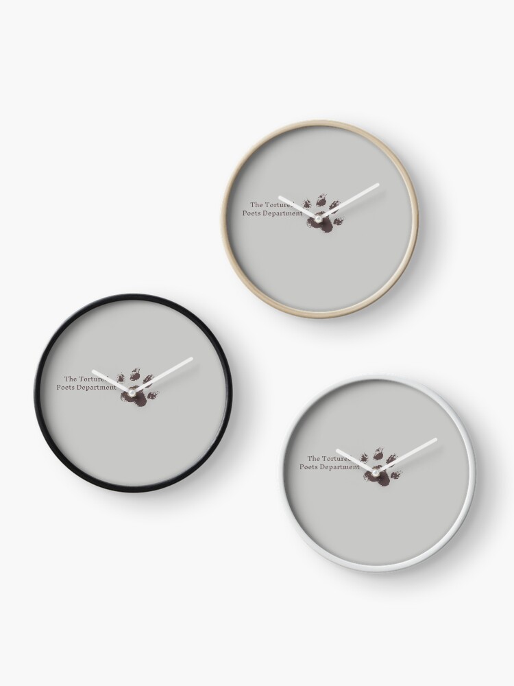 TTPD The Tortured Poets Department Clock sold by Correctional Washbasin ...