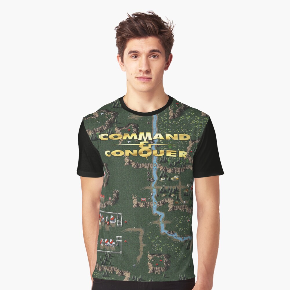 "Command & Conquer 1 Tiberian Dawn Retro DOS Game Fan Print" T-shirt ...