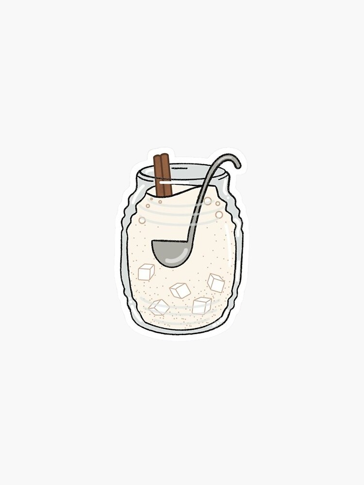 "Horchata" Sticker for Sale by zunesme0 | Redbubble