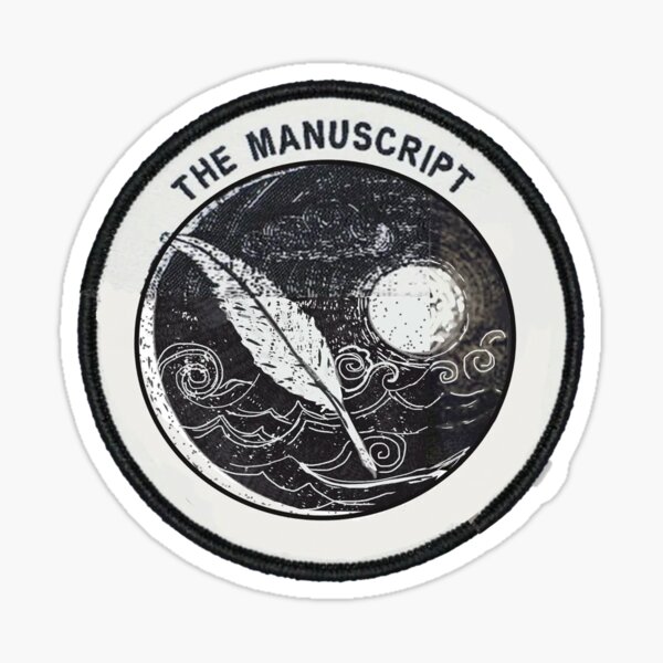 "the manuscript" Sticker for Sale by lunerys | Redbubble