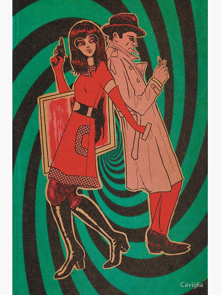 "The Mod, Psychedelic Adventures of a Secret Agent" Art Board Print for ...