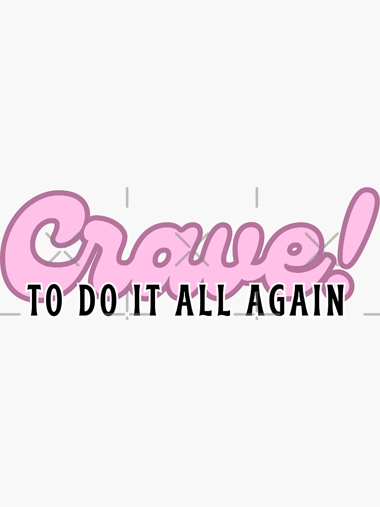 "Crave!" Sticker for Sale by maggiesud | Redbubble