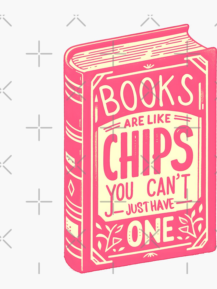 "Reading addiction. Funny book and reading quote. " Sticker for Sale by ...