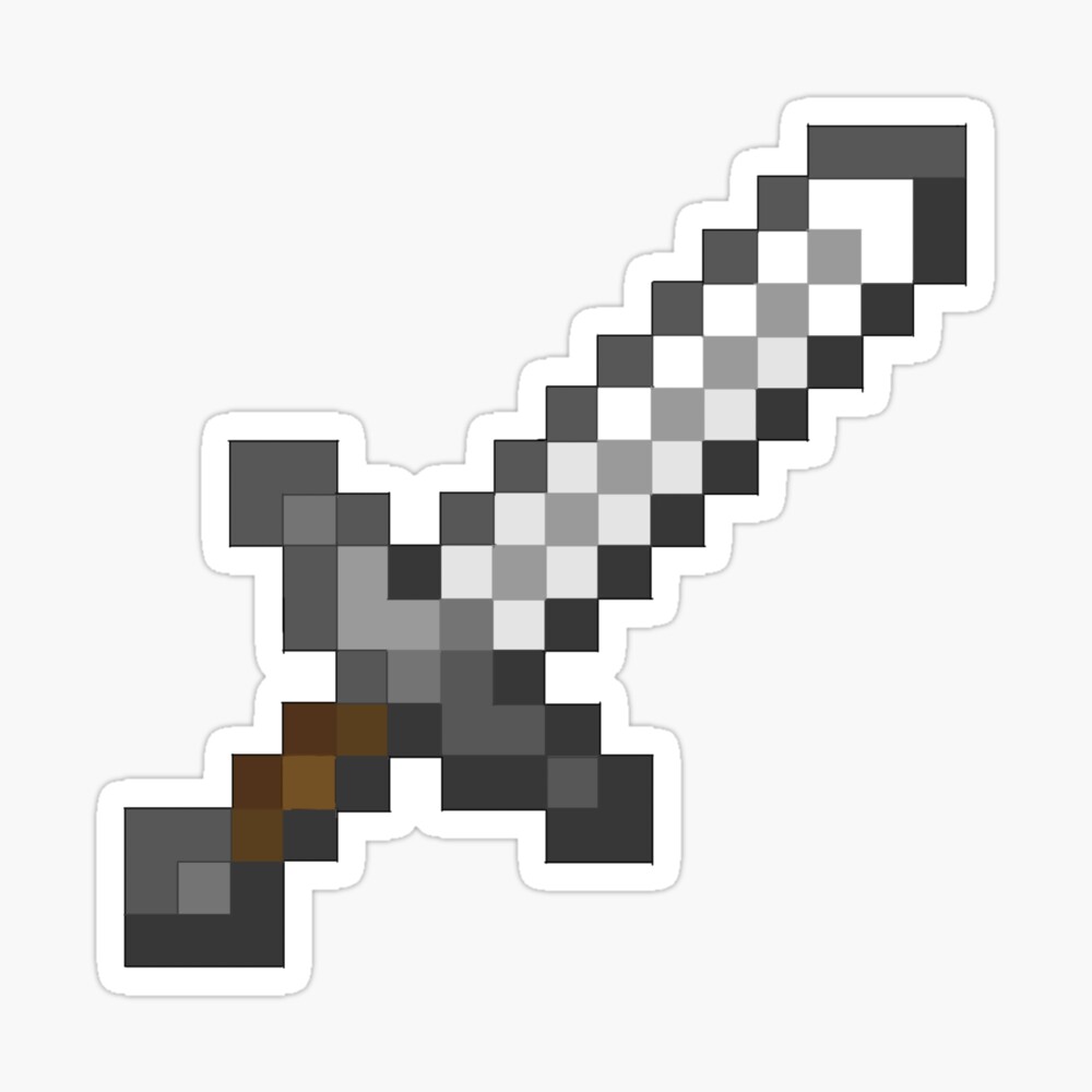 Iron Minecraft Sword