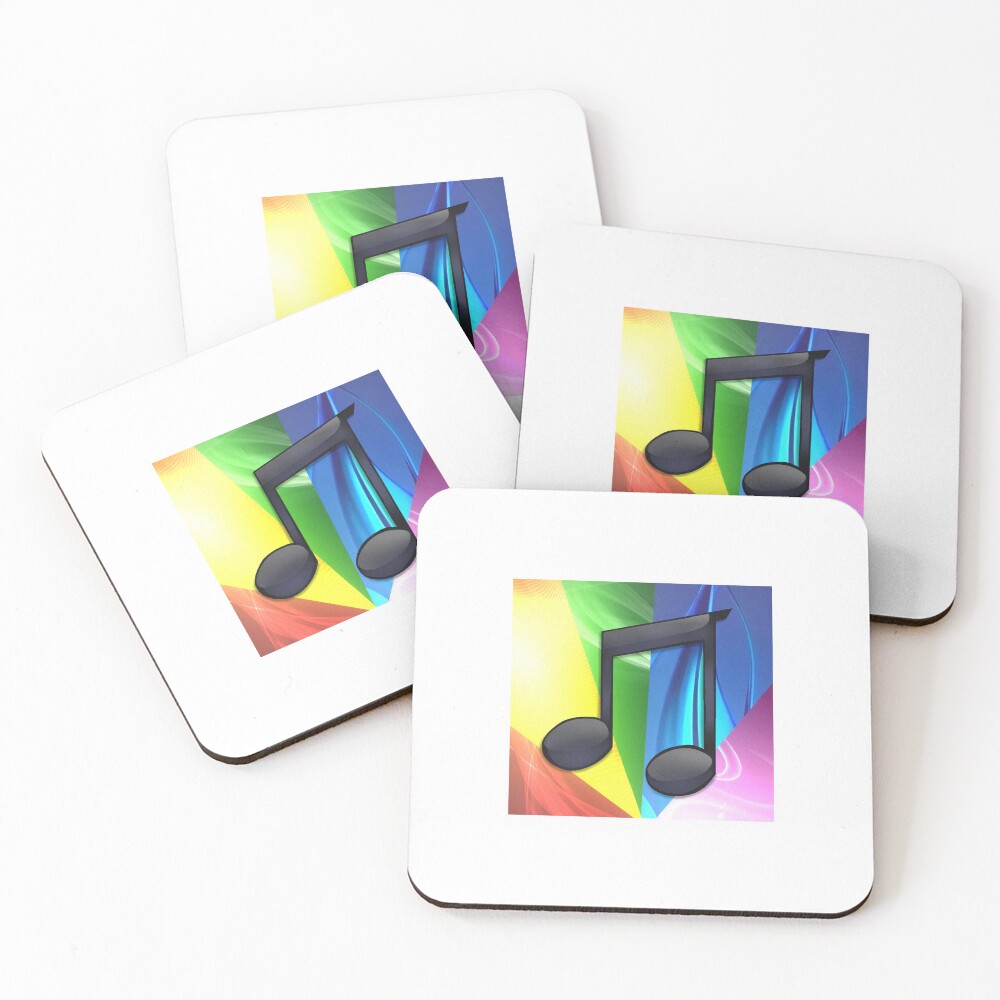 "Rainbow Music Logo" Sticker for Sale by FionnArcadeMix | Redbubble