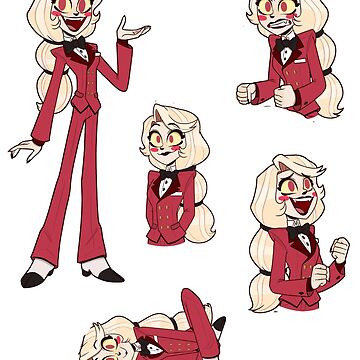 "Hazbin Hotel Charlie Morningstar Sticker Sheet Pack" Sticker for Sale ...