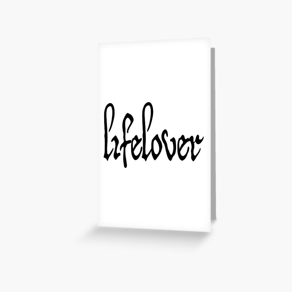 "Lifelover White Logo" Sticker for Sale by meroliteprof | Redbubble
