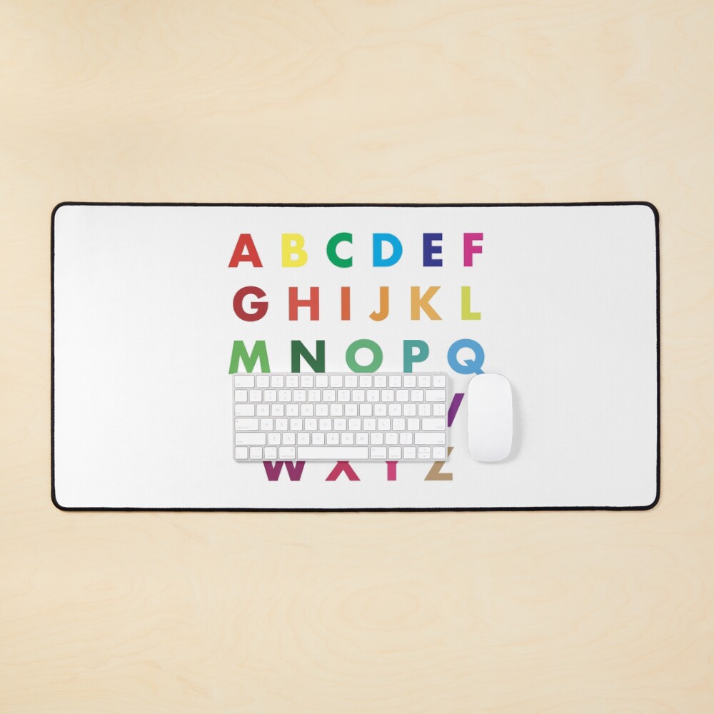 "ABC alphabet letter stickers" Sticker by Wolagno | Redbubble