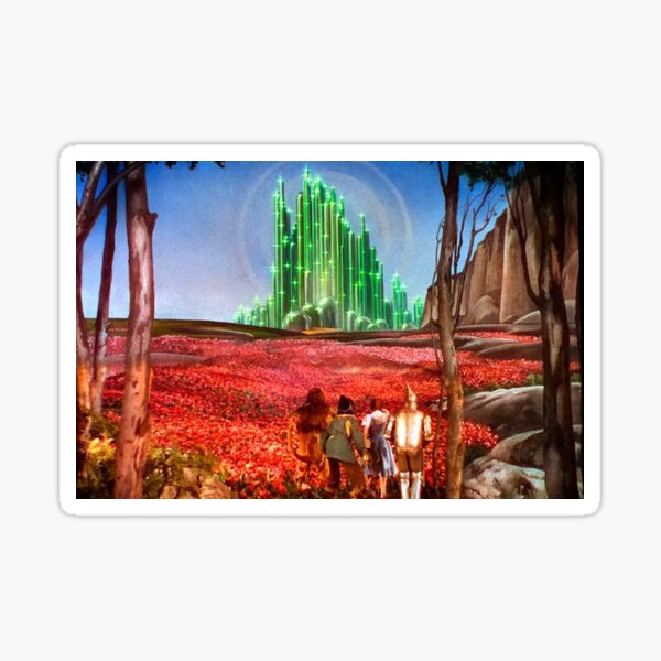 "The Wizard of Oz - Emerald City" Sticker for Sale by lucyc13 | Redbubble