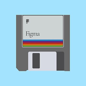 "Figma Floppy Disk - UX Designer | Product Designer | UI Designer Stickers" Sticker for Sale by ...