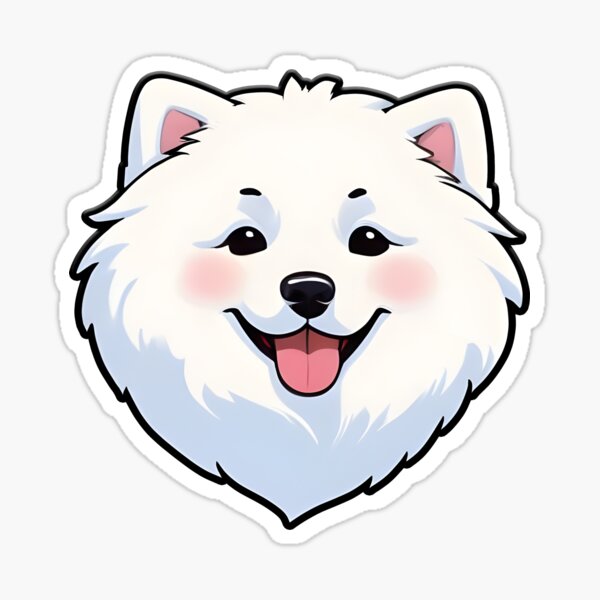 "Samoyed Dog" Sticker for Sale by PowesomePets | Redbubble