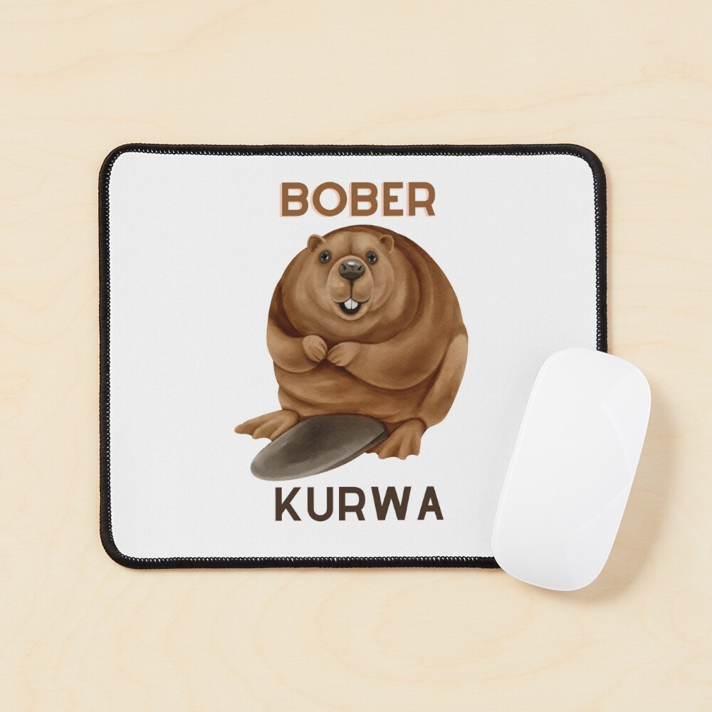 "Bober Kurwa: Laughing Beaver Watercolor Meme" Sticker for Sale by ...