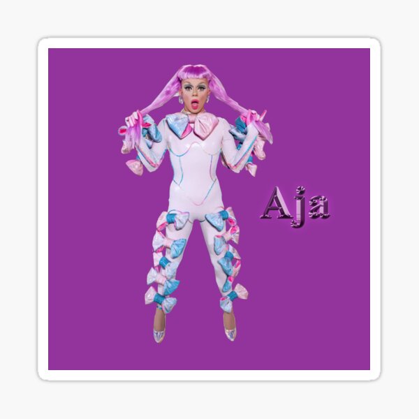 "Aja Rupaul Drag Race" Sticker for Sale by scultura | Redbubble