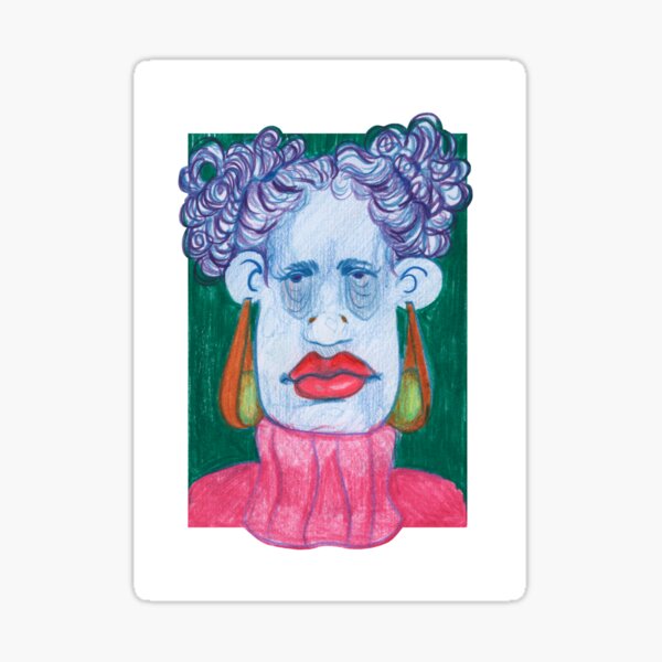 "Heavy emotions" Sticker for Sale by julianarozart | Redbubble