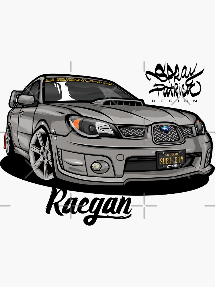 "Subie Impreza WRX (SUBI BTI)" Sticker for Sale by SprayPatrick | Redbubble