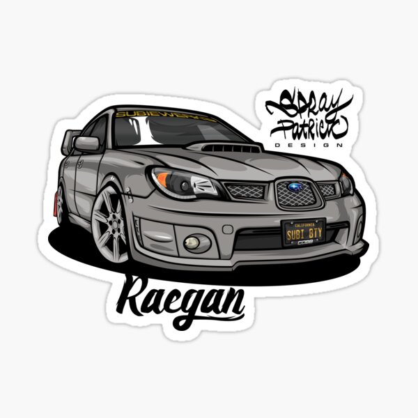 "Subie Impreza WRX (SUBI BTI)" Sticker for Sale by SprayPatrick | Redbubble