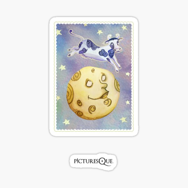 "Hey Diddle, Diddle" Sticker for Sale by allpicturesque | Redbubble