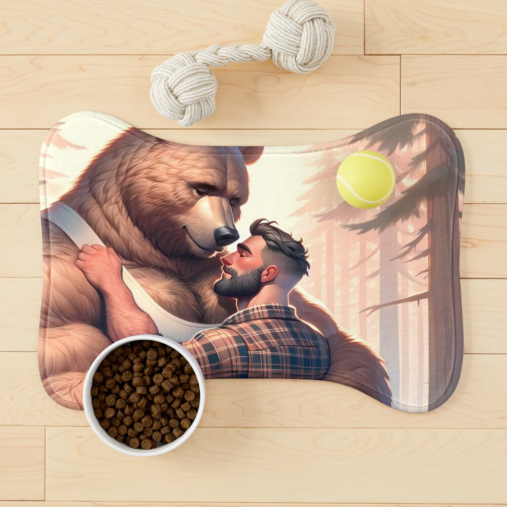 "Gay Lumberjack and Anthro Furry Bear Lovers Art" Photographic Print ...