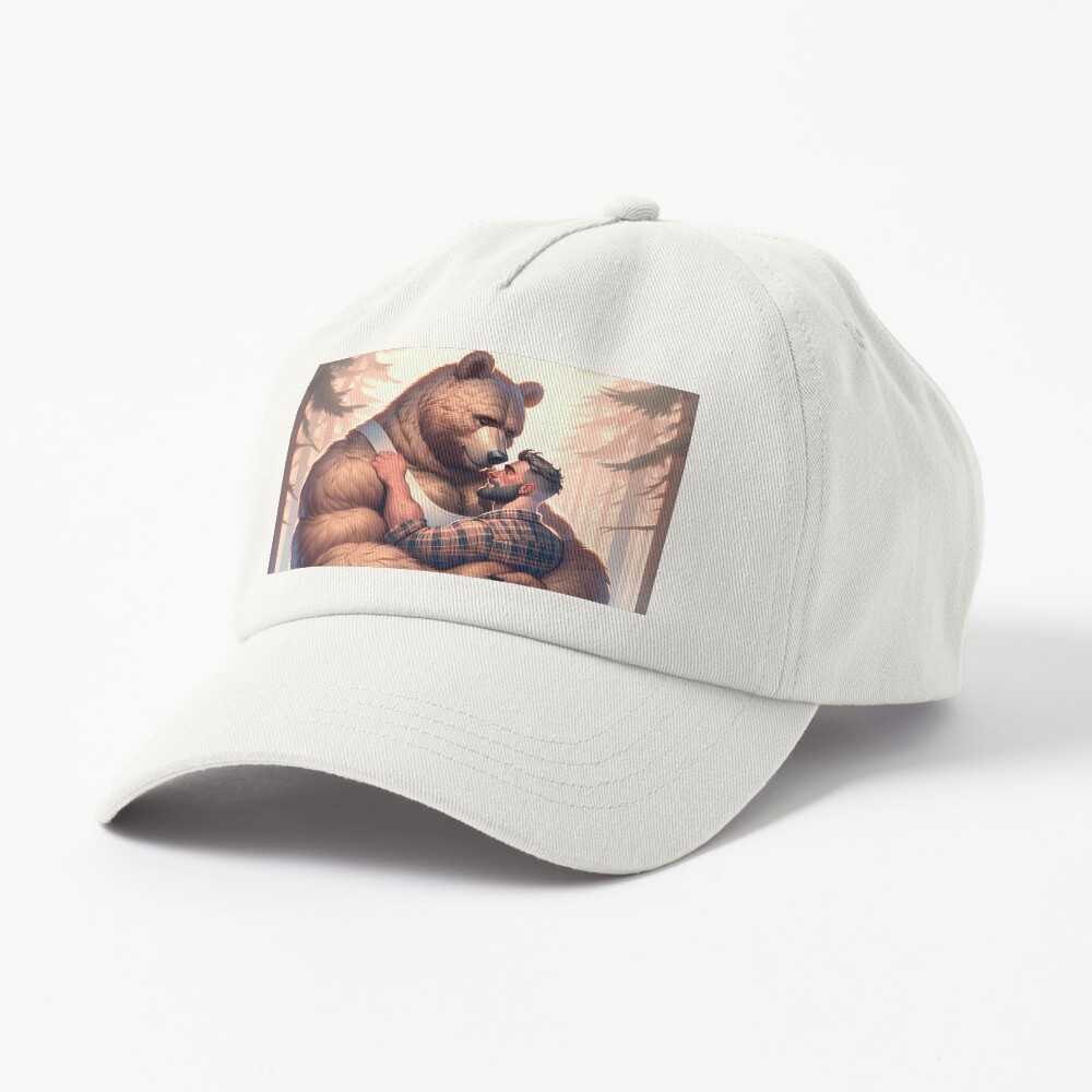 "Gay Lumberjack and Anthro Furry Bear Lovers Art" Sticker for Sale by ...