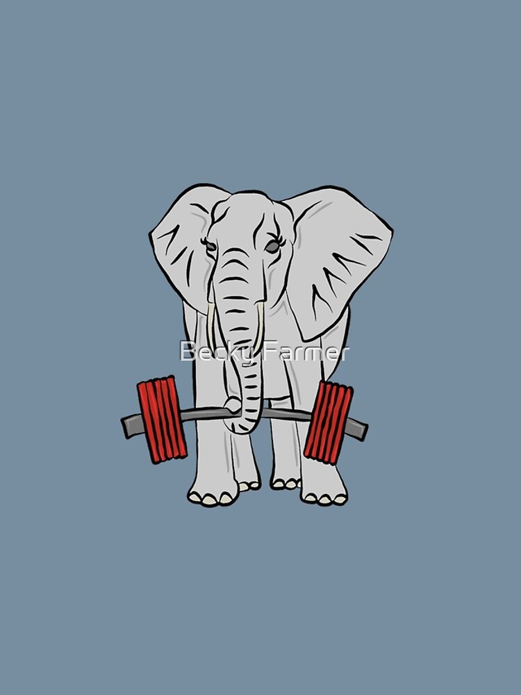 "Strong Elephant" iPhone Case for Sale by beckyfarmer | Redbubble