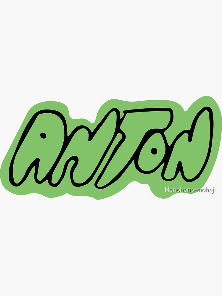 "RIIZE Anton Sticker" Sticker for Sale by Henoheno-moheji | Redbubble