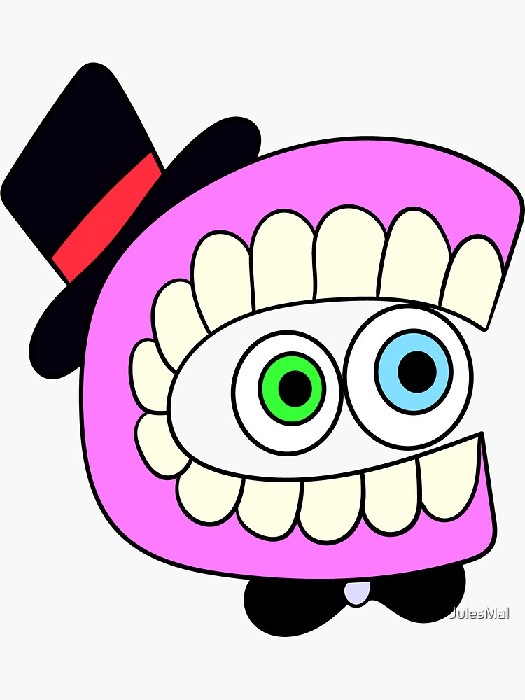 "Caine From the amazing digital circus Vector Caine" Sticker for Sale ...