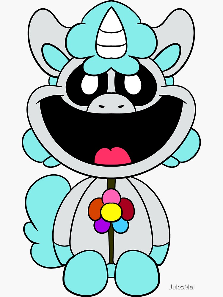 "Smilling Critters CraftyCorn Poppy" Sticker for Sale by JulesMal ...