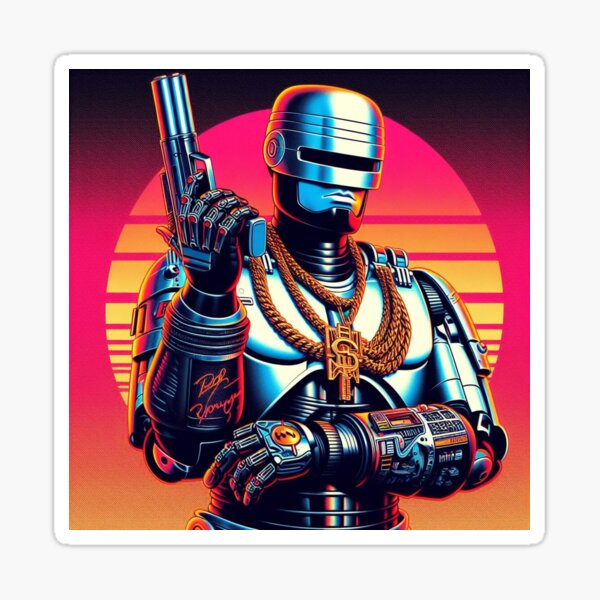 "Robocop 2024" Sticker for Sale by lukemecom | Redbubble