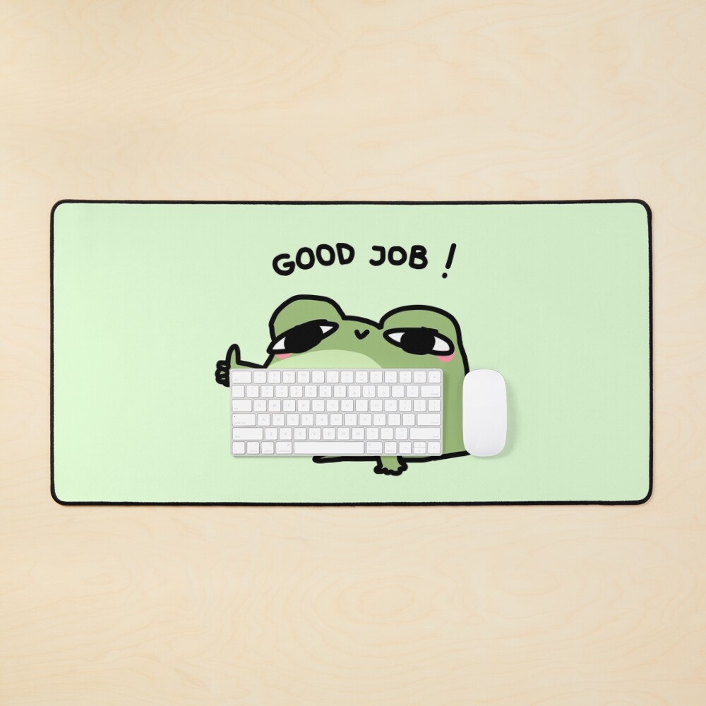 "Good job frog" Sticker for Sale by Nikamii | Redbubble