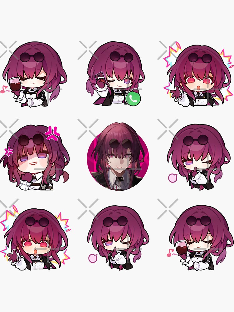 "Honkai: Star Rail Kafka Chibi" Sticker for Sale by NerdCult | Redbubble