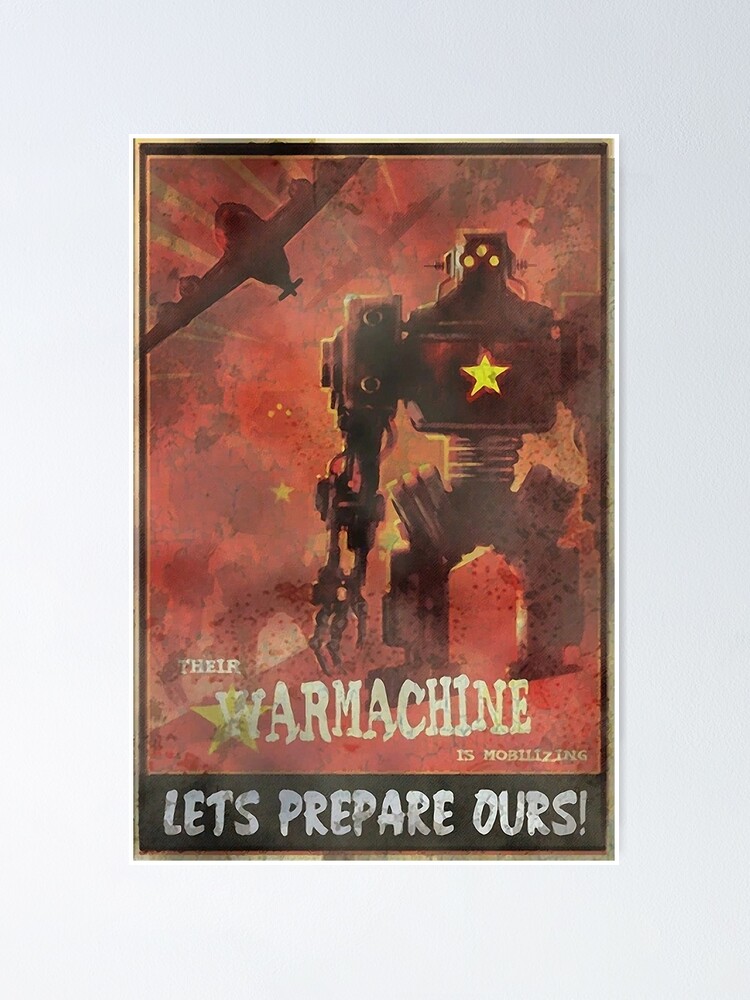 "Fo4 Propaganda Warmachine" Poster for Sale by EndlessElegance | Redbubble
