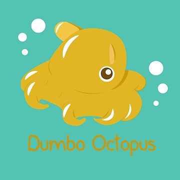 "Dumbo Octopus" Sticker for Sale by oceansnacks | Redbubble