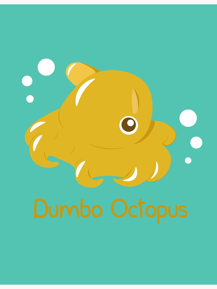 "Dumbo Octopus" Sticker for Sale by oceansnacks | Redbubble