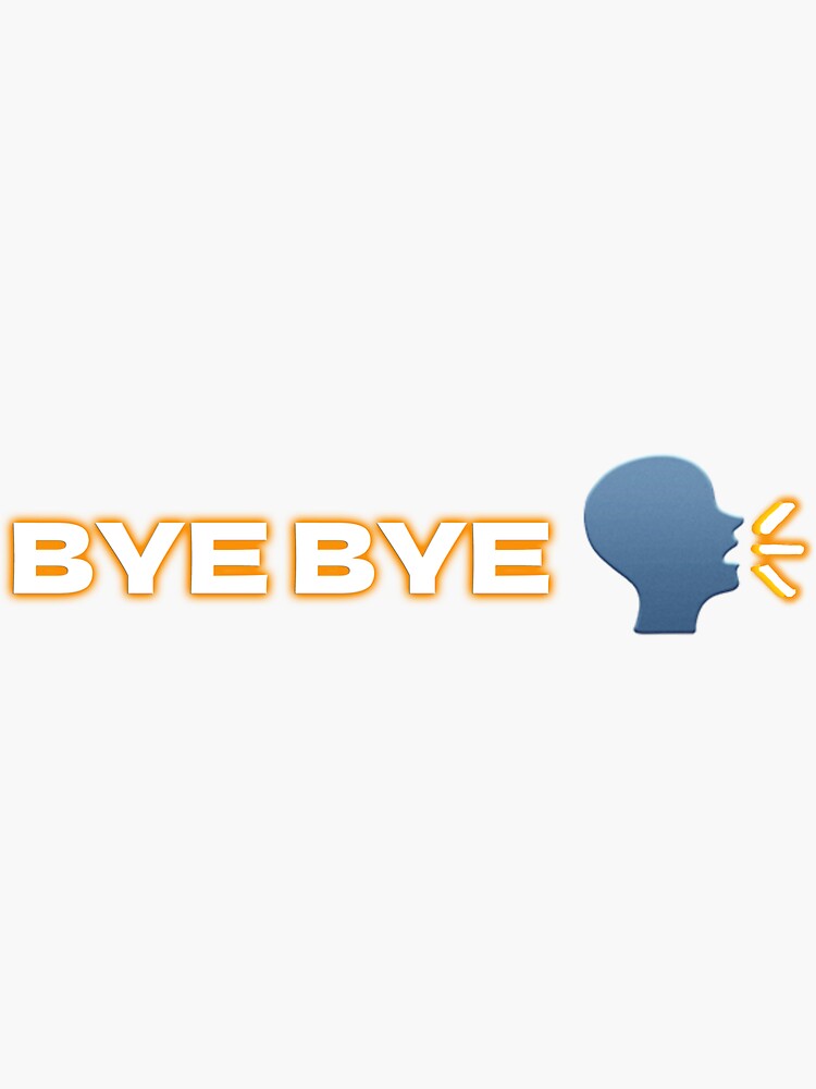 "Bye Bye Mewing Emojis Combo (Mogger, Looksmaxxing)" Sticker for Sale ...