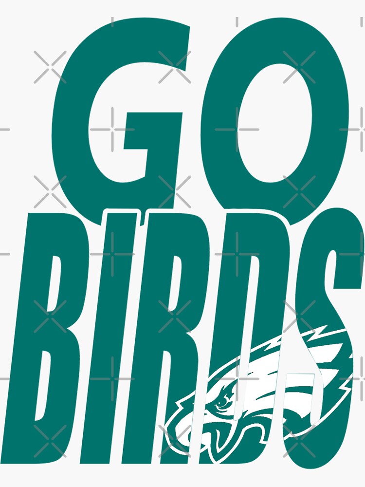 "Go Birds Go" Sticker for Sale by EDLFDESIGNS | Redbubble