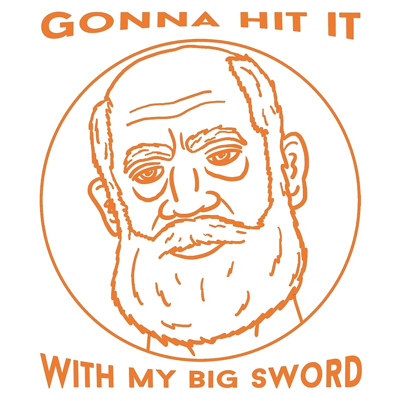 "Inquisitor Corin - Big Sword" by TheQuestCompany | Redbubble