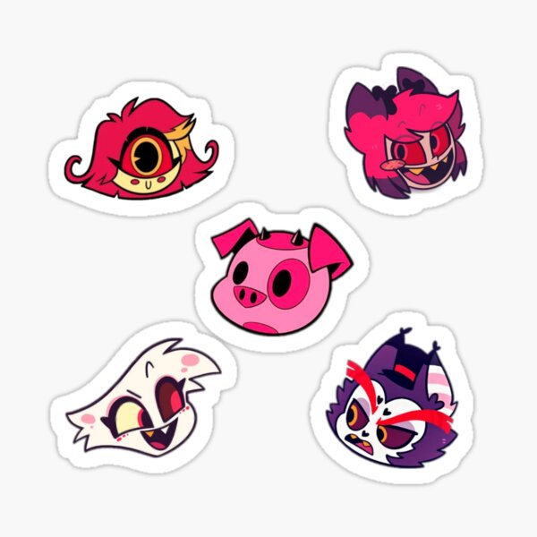 "Hazbin Hotel Pack" Sticker for Sale by Medelirrefa | Redbubble