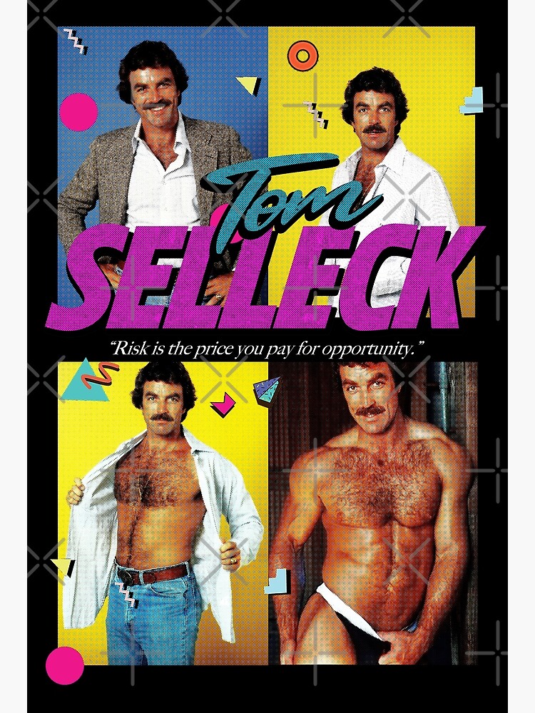 "Vintage Tom Selleck" Poster for Sale by Fetwoais | Redbubble