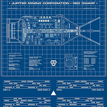 "Red Dwarf Ship Blueprint Schematic" Poster for Sale by Darmoks-Geeks ...
