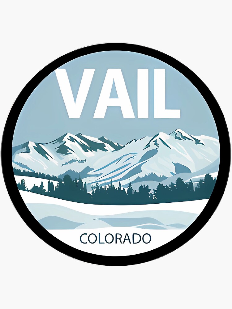 "Vail Colorado sticker _ vail city " Sticker for Sale by ...