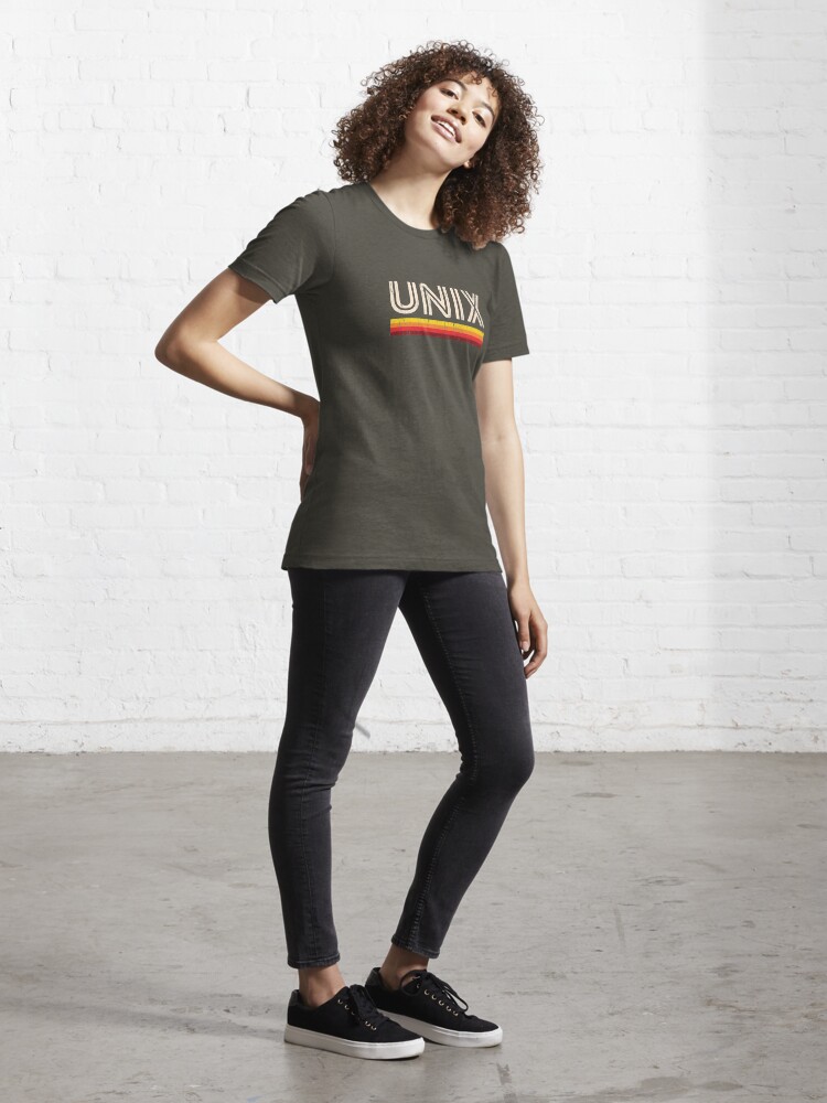"UNIX" Essential T-Shirt for Sale by Marco van Vlieg | Redbubble