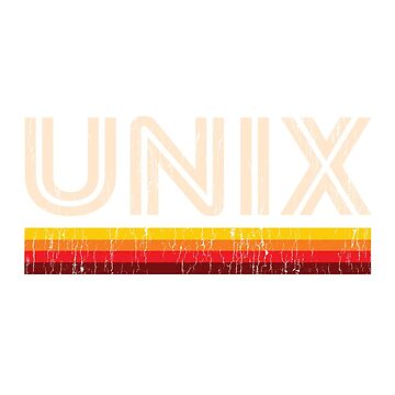 "UNIX" Essential T-Shirt for Sale by Marco van Vlieg | Redbubble
