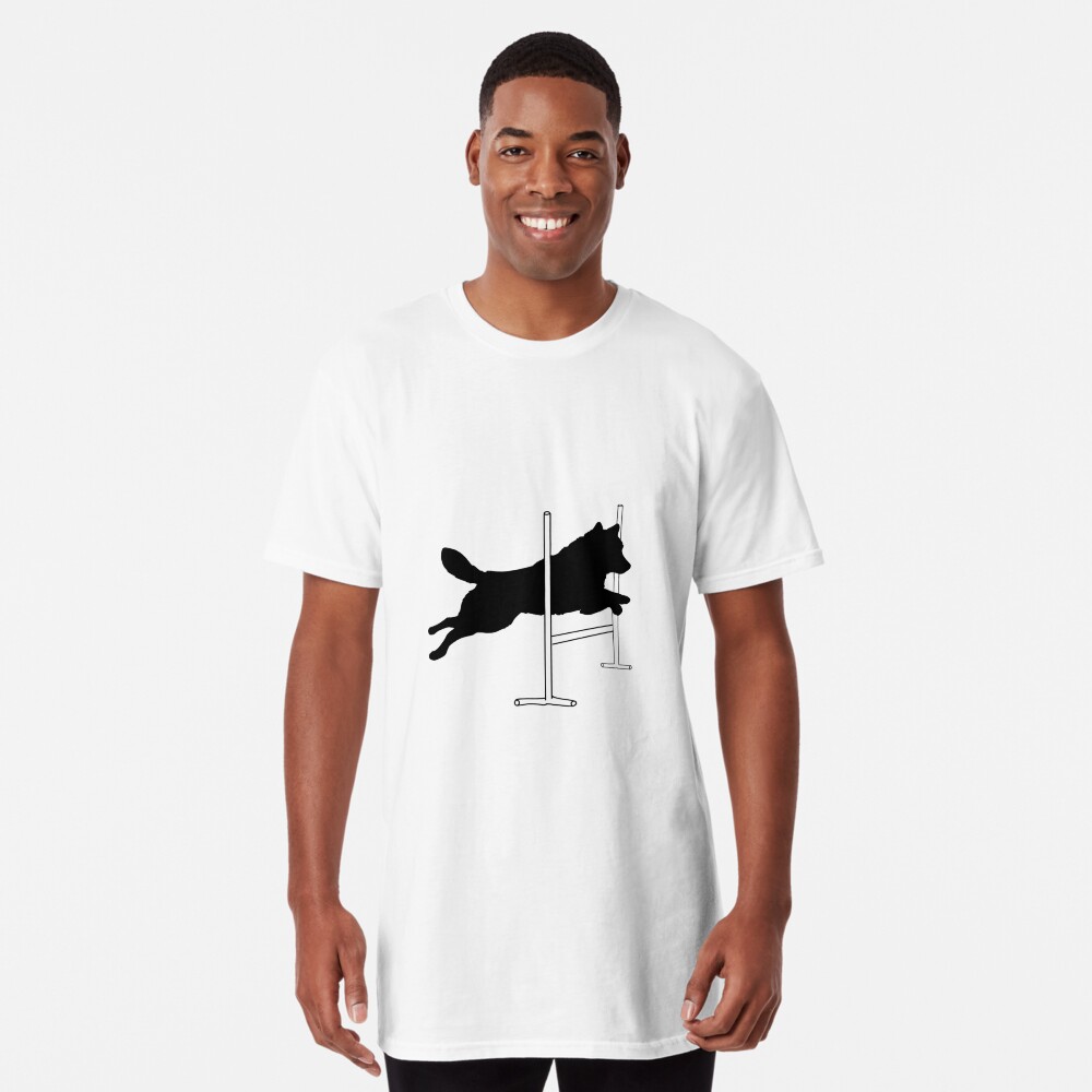 "Siberian Husky: Agility Silhouette " Sticker for Sale by SnowySibeArt ...