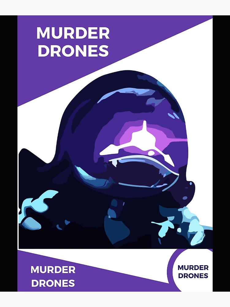 "Murder Drones" Poster for Sale by Dark-Side-Shop | Redbubble