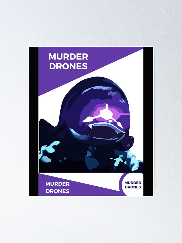 "Murder Drones" Poster for Sale by Dark-Side-Shop | Redbubble