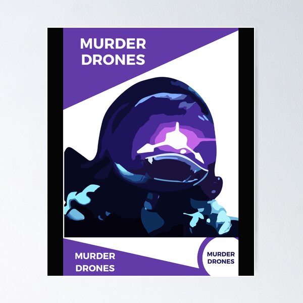 "Murder Drones" Poster for Sale by Dark-Side-Shop | Redbubble