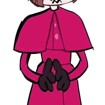 "Cardinal Copia (Cassock)" Sticker for Sale by Lincopia | Redbubble